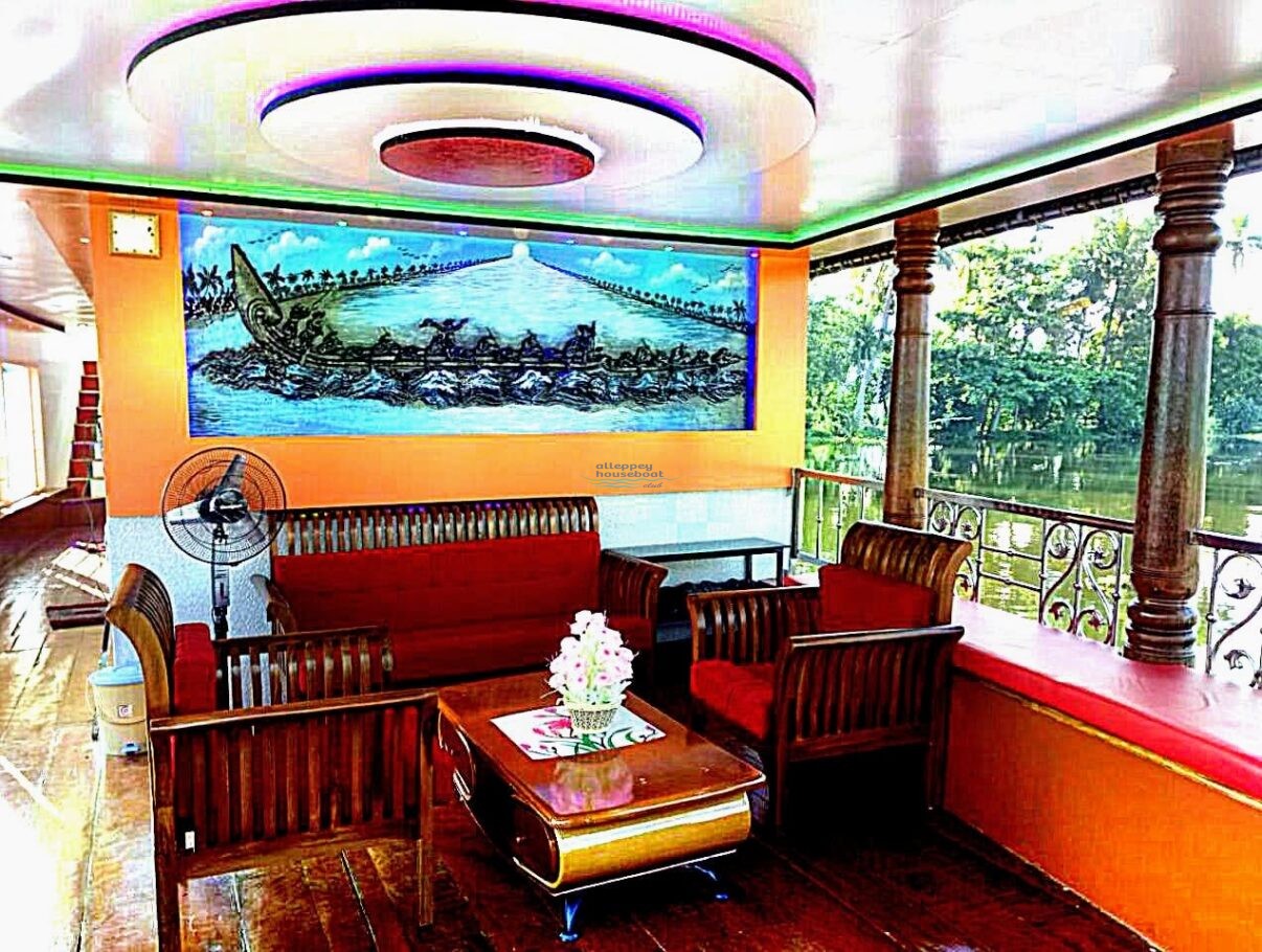 3 Bedroom Premium Houseboat with Upperdeck - Alleppey Houseboat Club